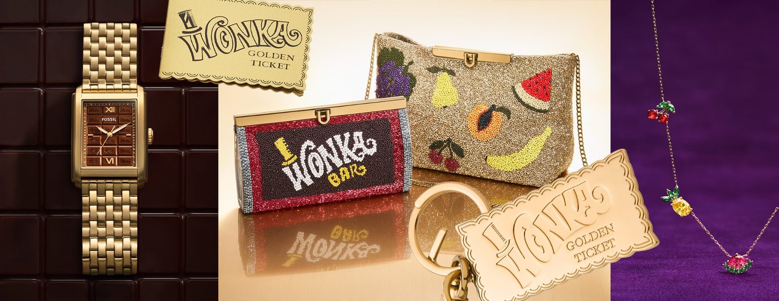 Willy Wonka x Fossil is a delicious collection inspired by the ...