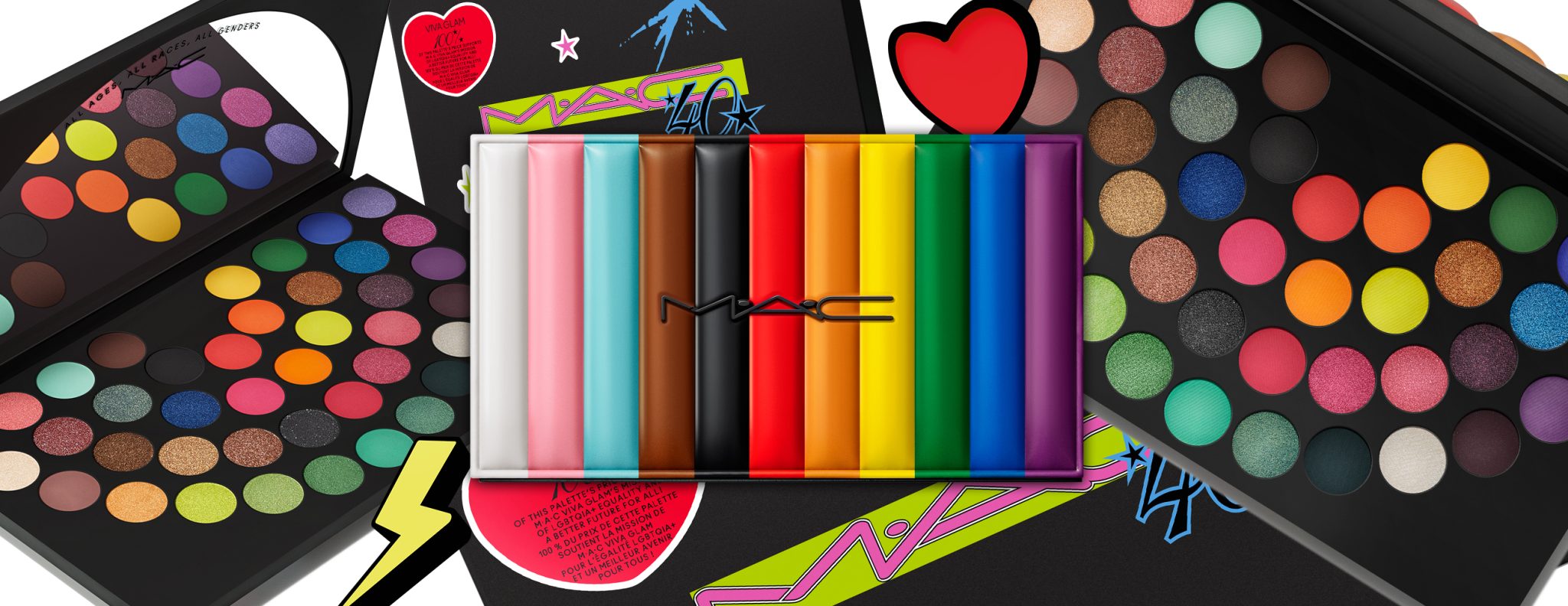 MAC Cosmetics launches an incredible eyeshadow palette with a rainbow ...