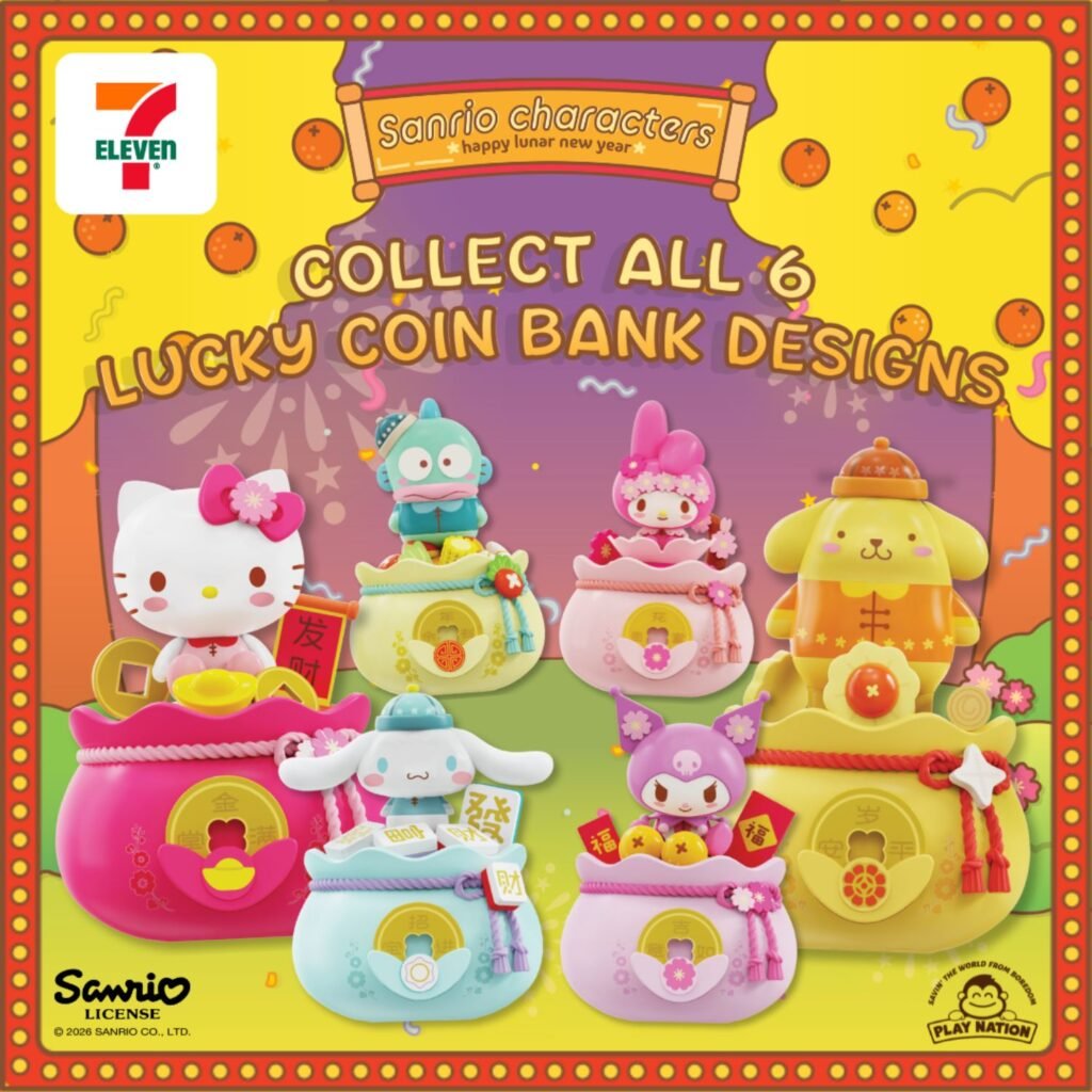 7-Eleven ushers in the CNY festive joy with exclusive Sanrio collectibles