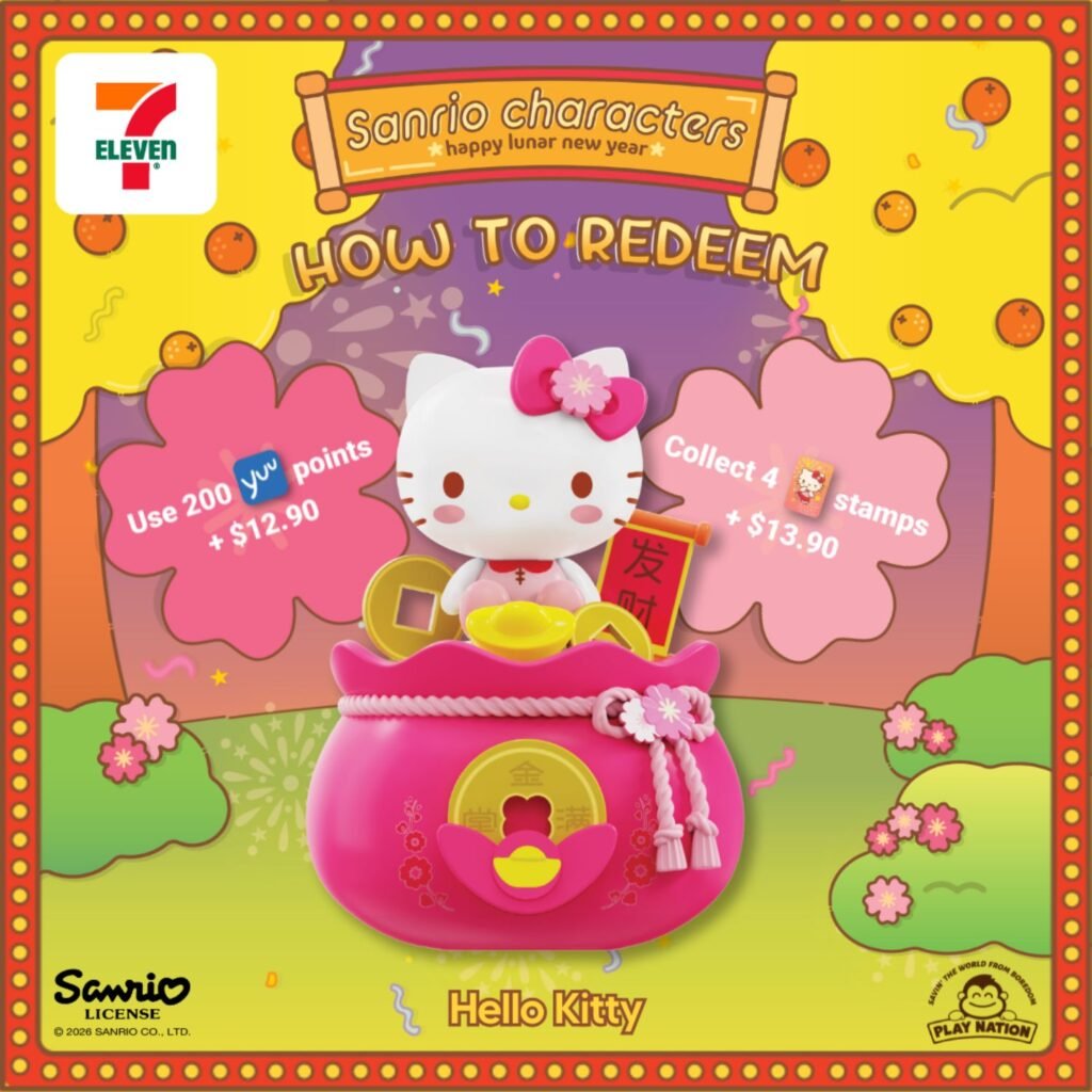 7-Eleven ushers in the CNY festive joy with exclusive Sanrio collectibles